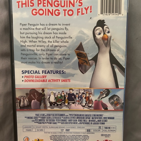 Media | Piper Penguin And His Fantastic Flying Machines On Dvd Phase 4 ...